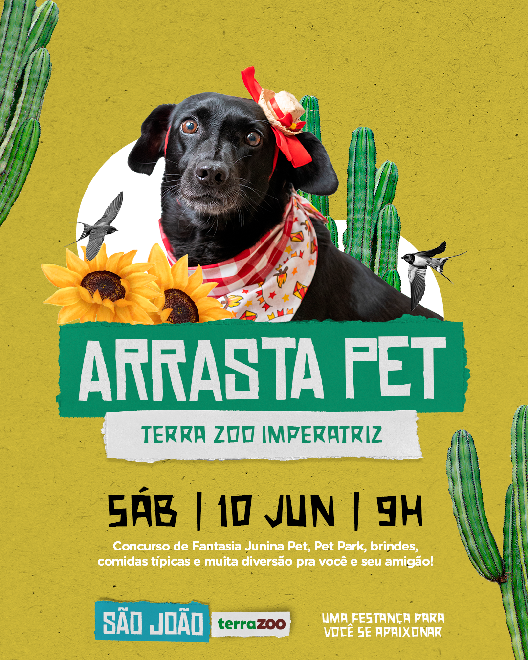 Arrasta Pet Terra Zoo – Terra Zoo