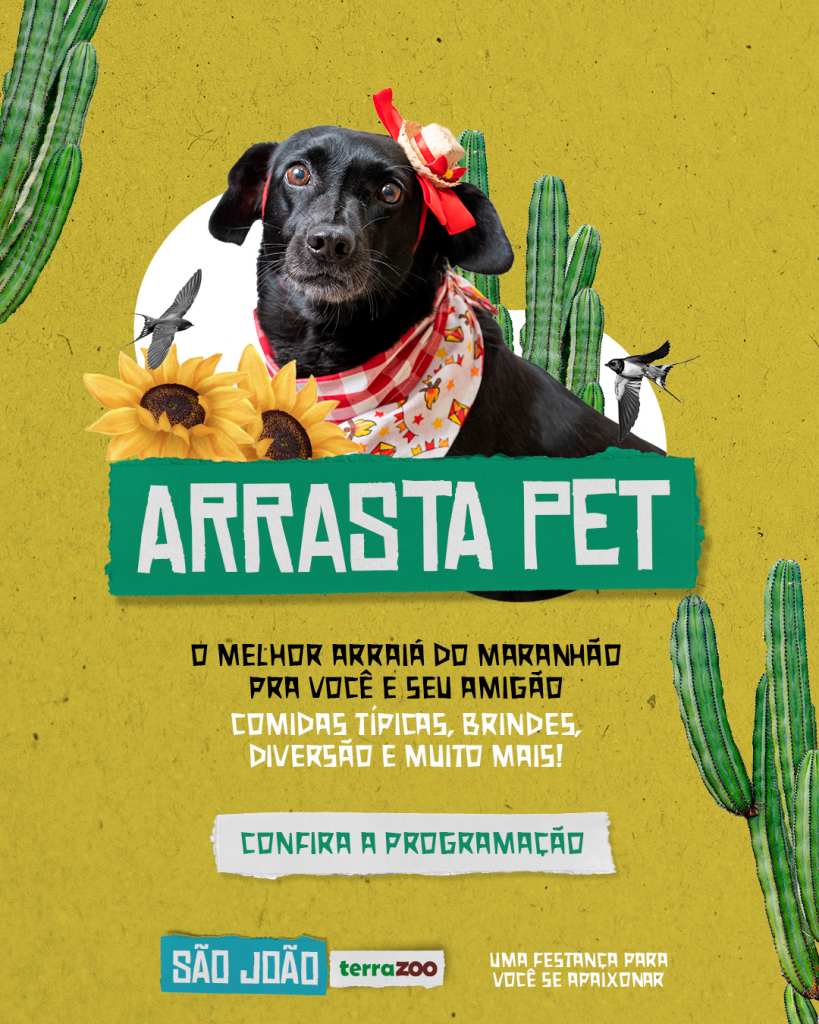 Arrasta Pet Terra Zoo – Terra Zoo